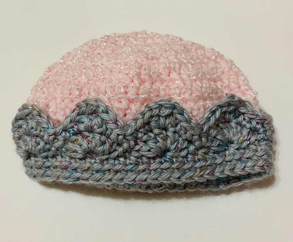 Newborn Crown Hat Crochet Pattern - Etsy