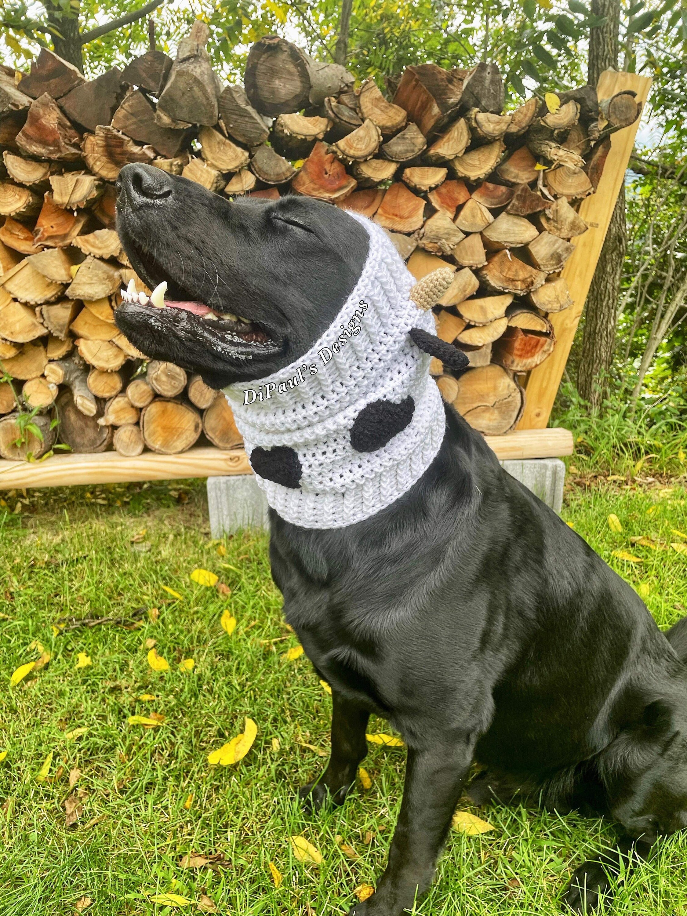 Crochet Pattern Cow Dog Snood Cowl - Etsy