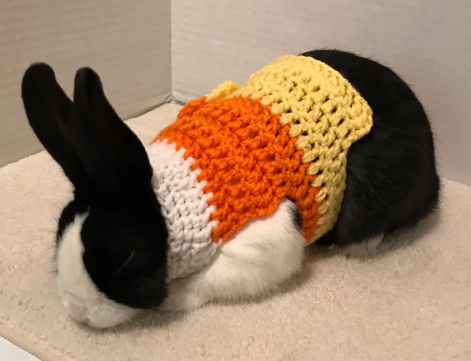 Rabbit Costume Candy Corn Costume Rabbit Sweater Rabbit | Etsy