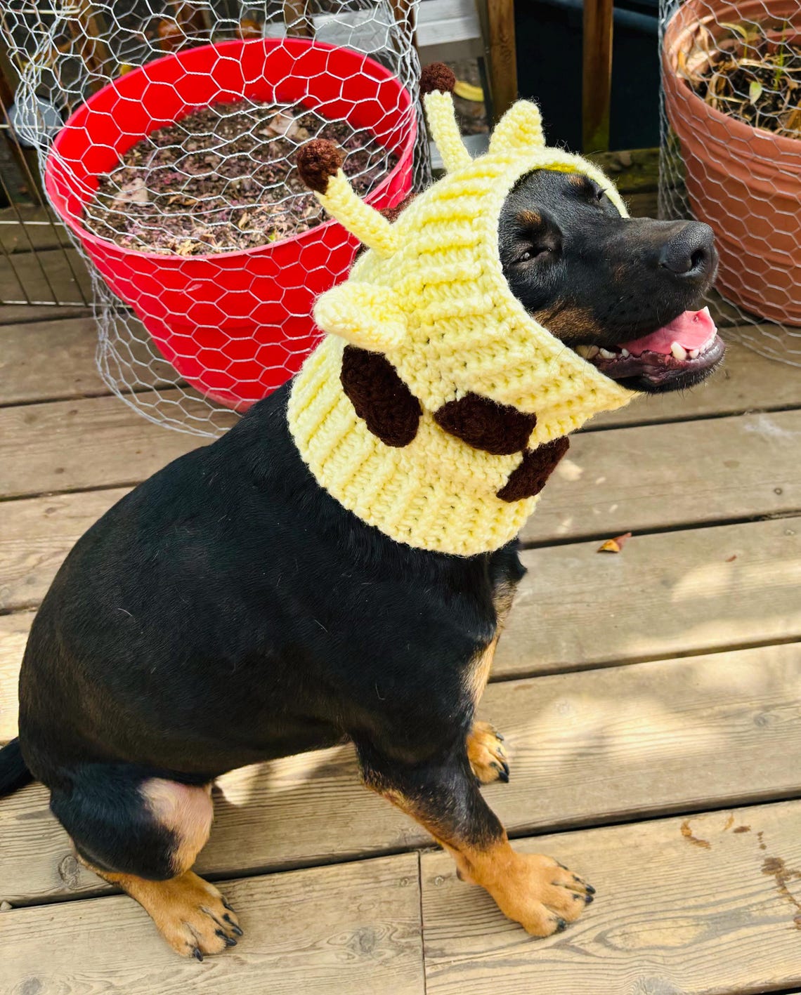 Crochet Pattern Giraffe Dog Snood Cowl - Etsy