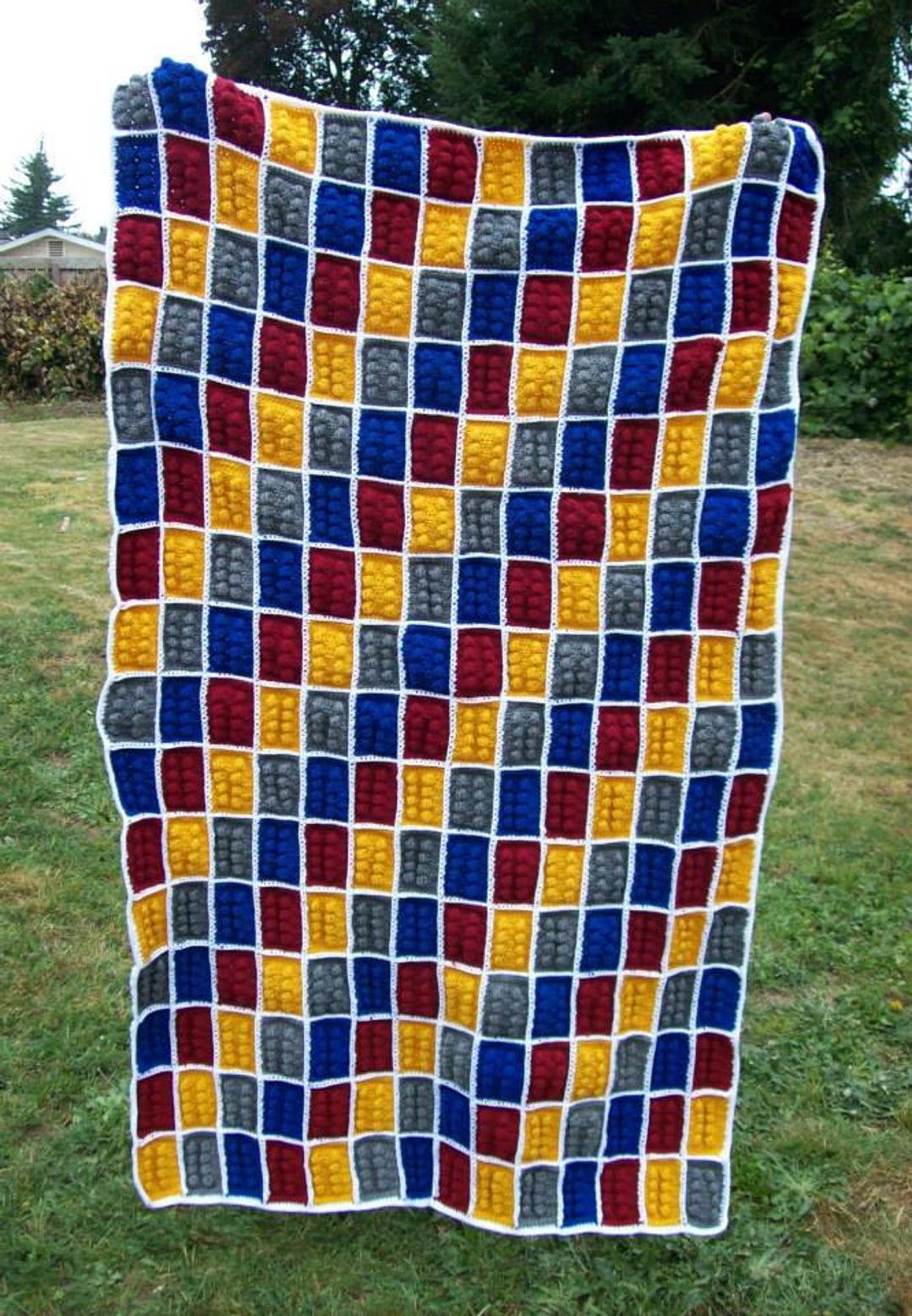 Building Blocks, Blanket Pattern, Crochet Pattern, Block Pattern, Brick ...