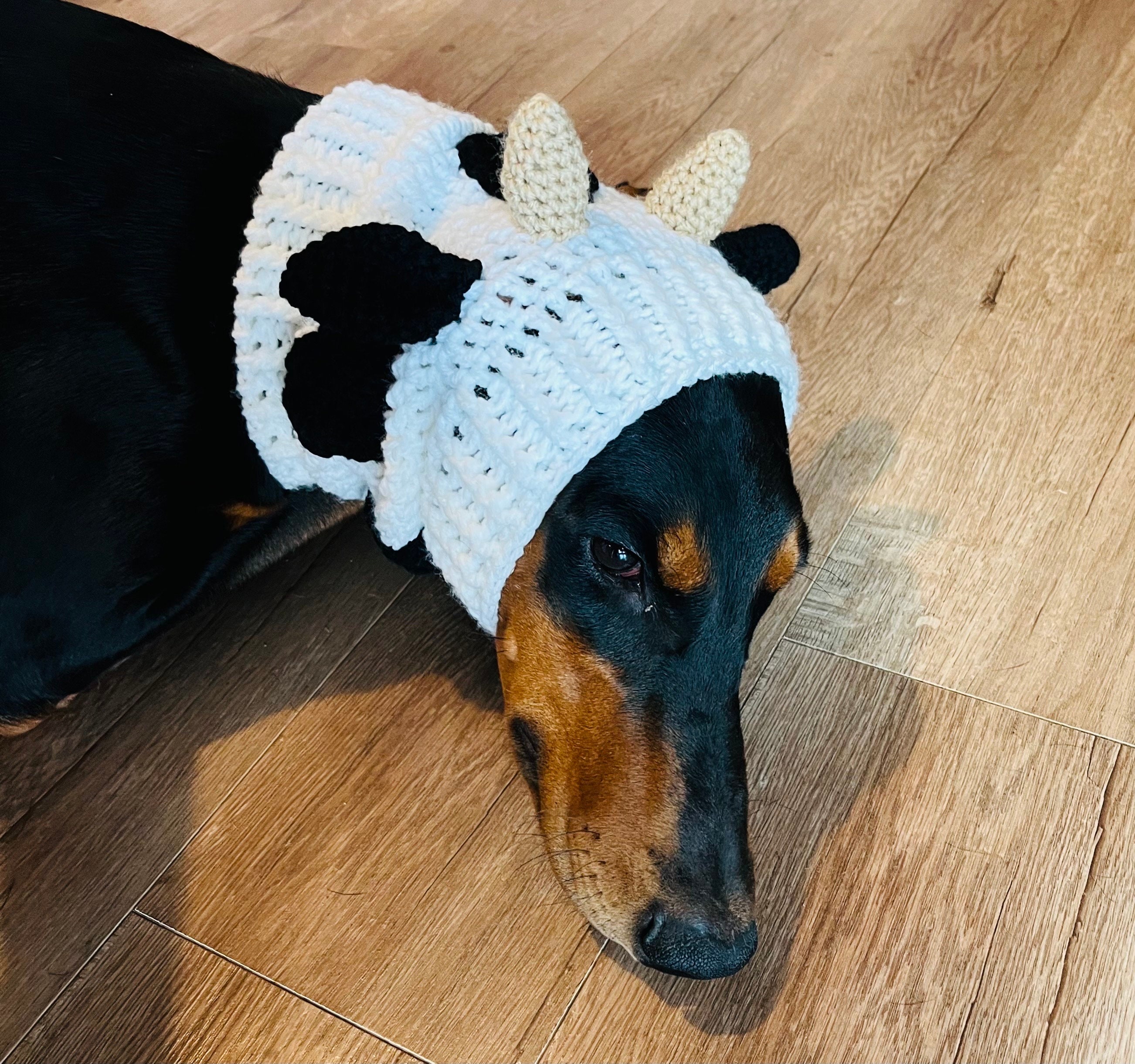 Crochet Pattern Cow Dog Snood Cowl - Etsy