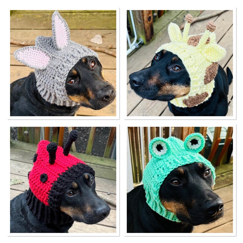12 Crochet Pattern Dog Cowl Costumes Collection- 12 Crochet Patterns ...