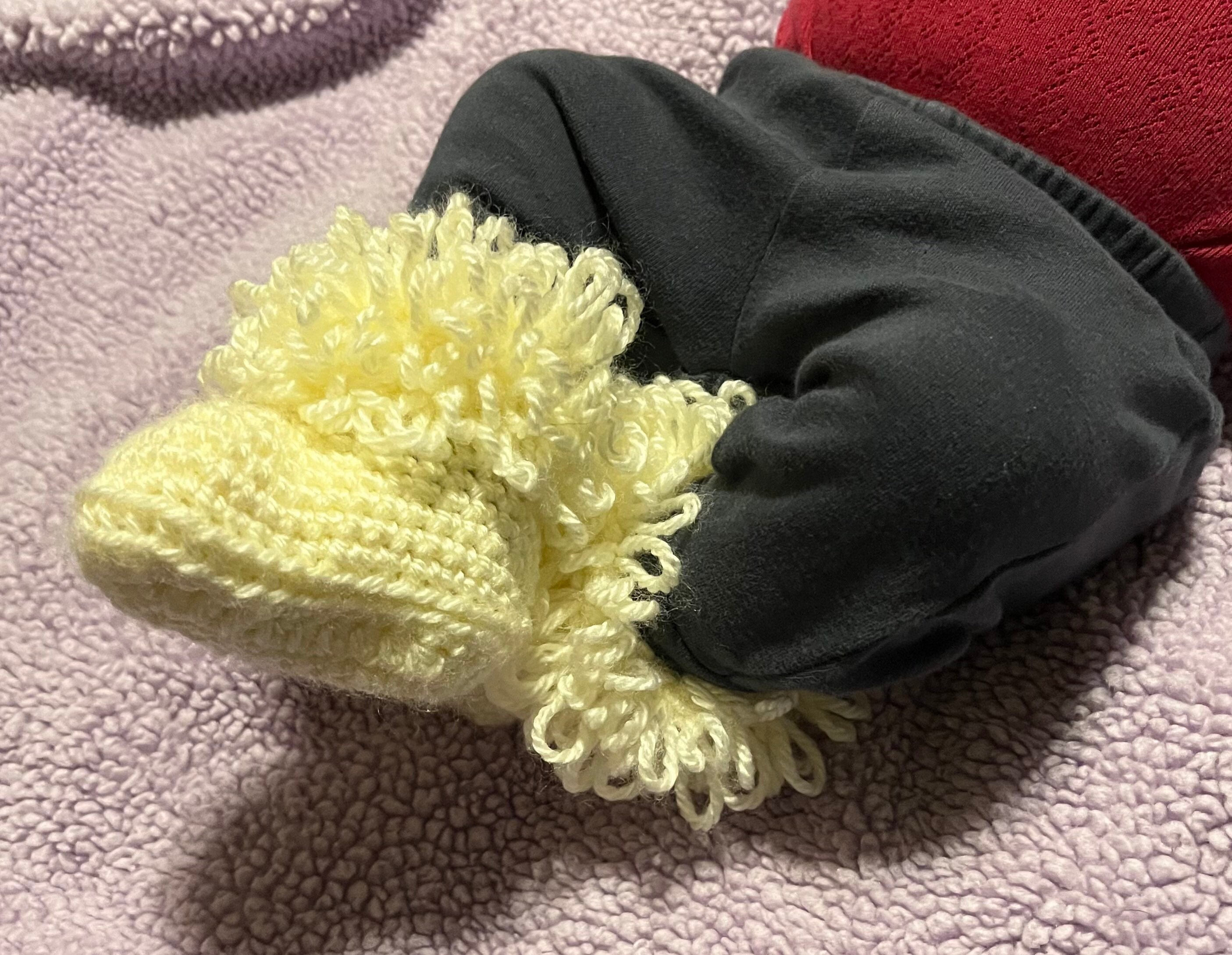 Crochet Pattern Loopy Baby Booties - Etsy