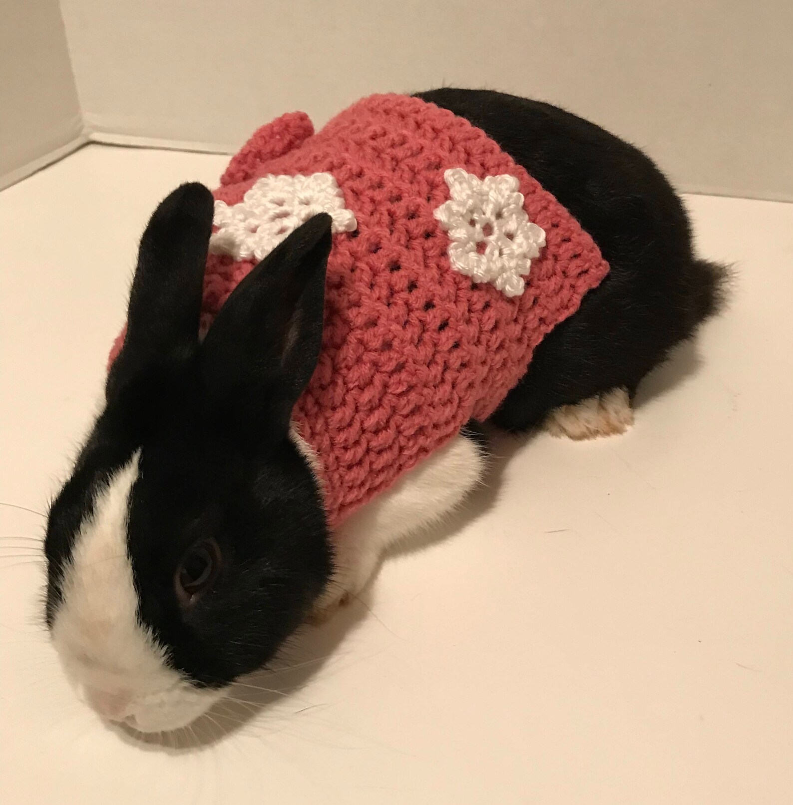 Rabbit Christmas Sweater Snowflake Sweater Rabbit Costume - Etsy