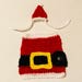 Rabbit Santa Clothes, Pet Santa Hat, Rabbit Santa Outfit, Pet Christmas ...
