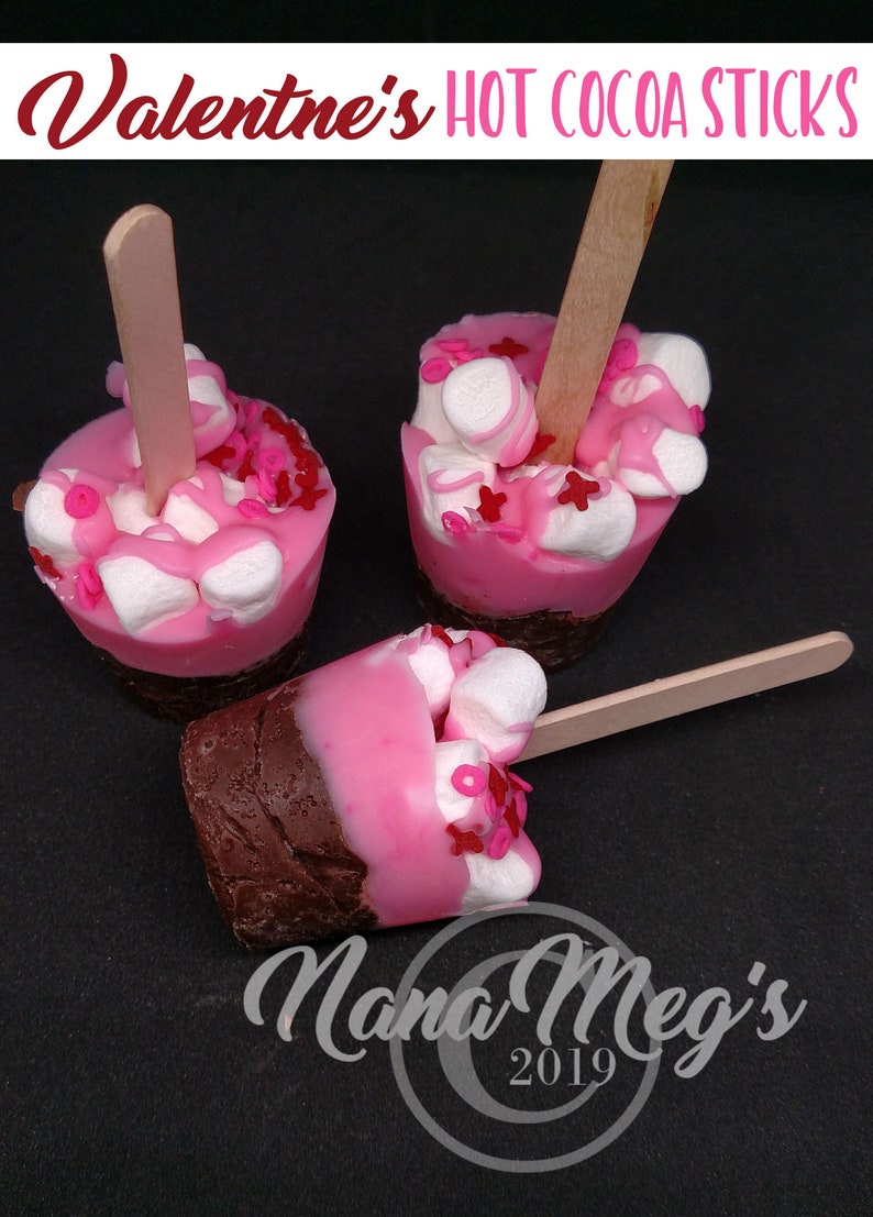VALENTINE'S DAY Bulk Hot Cocoa Sticks 20 - Etsy