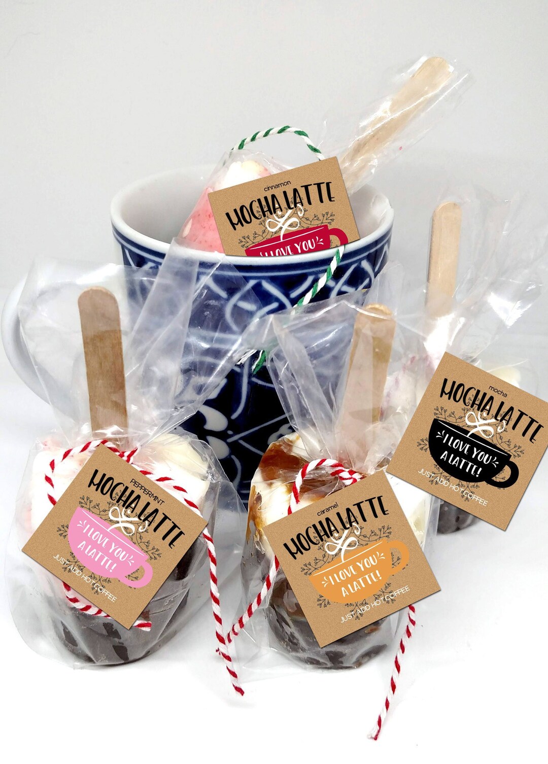 Mocha Latte Sticks-just Add COFFEE (variety Pack - 1 of Each Flavor) - Etsy