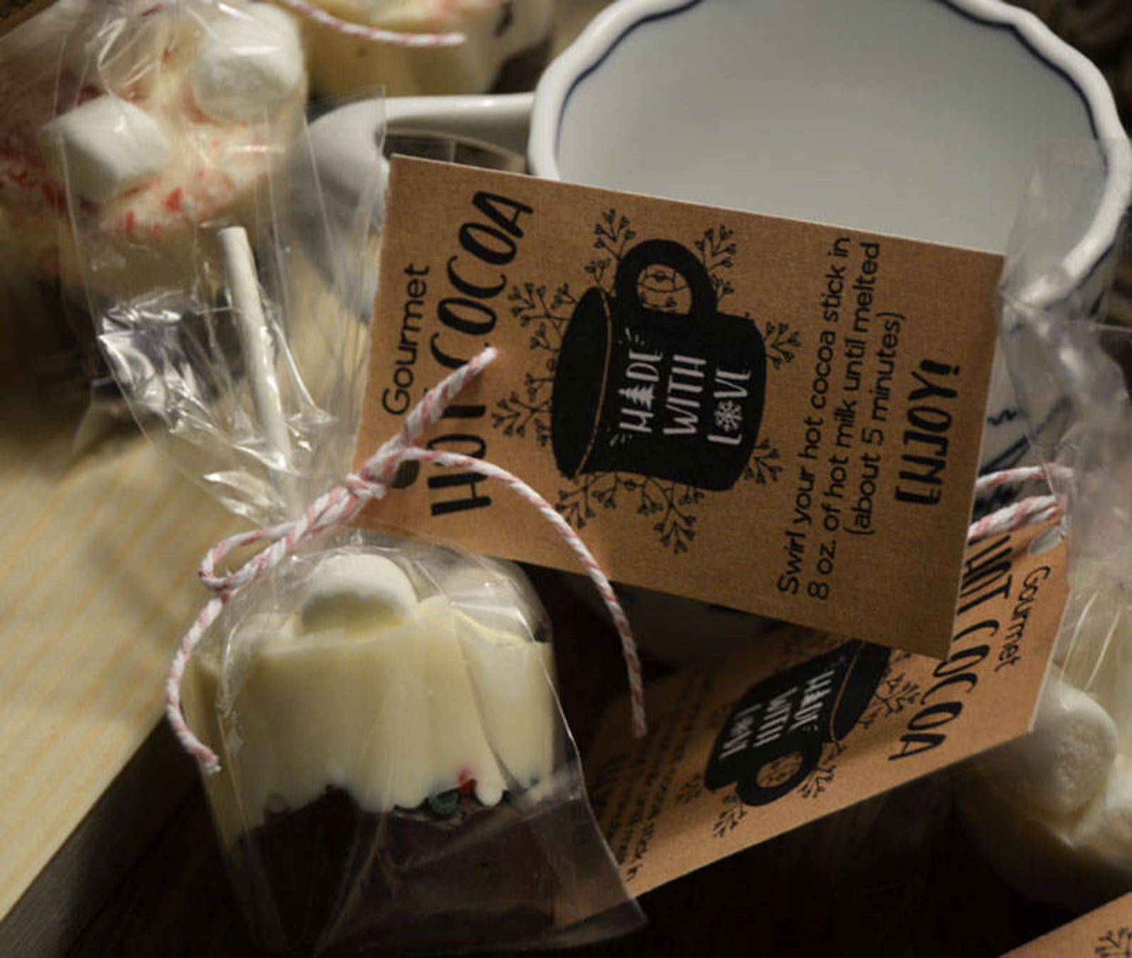 Gourmet Hot Cocoa Sticks - Etsy