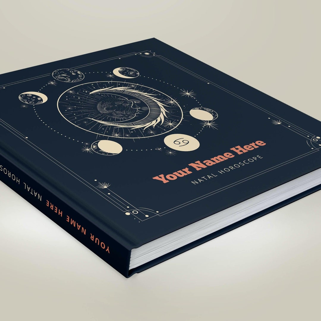 Astrology: Birth Chart Reading in Hardcover Book - 100% Personalized ...