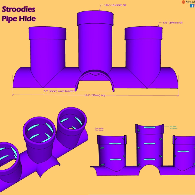 3d Printed Gecko Hide - Etsy