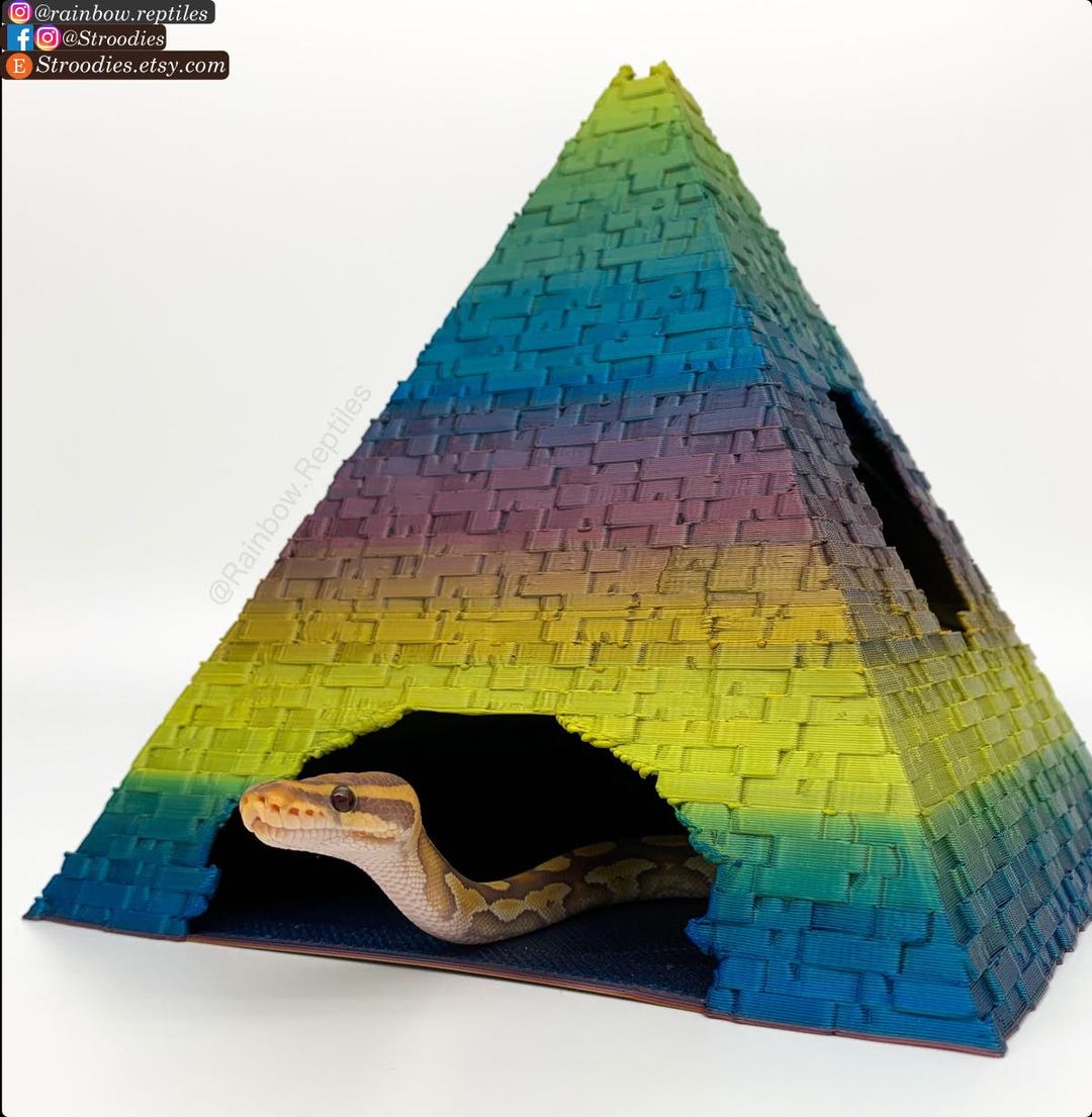 Stroodies Great Pyramid Hide for Leopard Geckos - Etsy