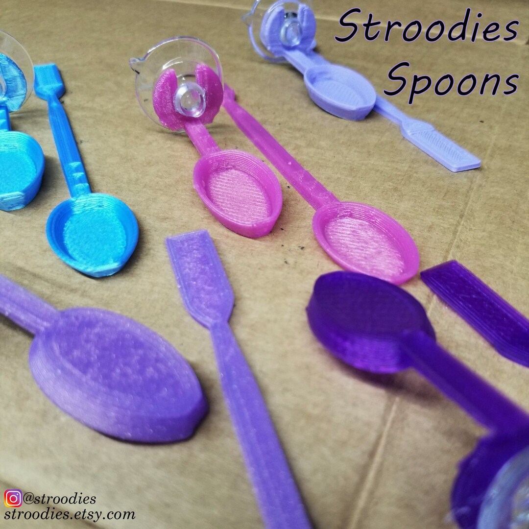 Stroodies Spoons for Crested Geckos (includes Suction Cups) - Etsy