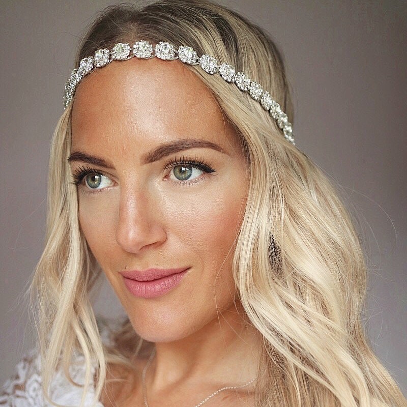 Bridal Forehead Band - Etsy