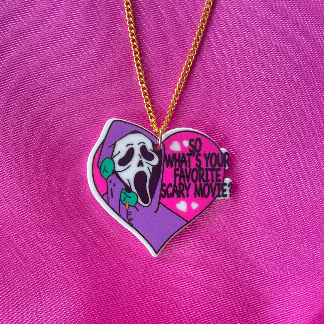 So Whats Your Favourite Scary Movie Halloween Scream Film Charm Pendant ...