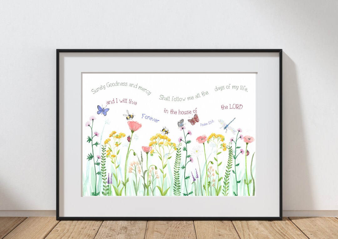 Christian Art Print, Scripture Wall Art, Christian Gift, Fine Art Print ...
