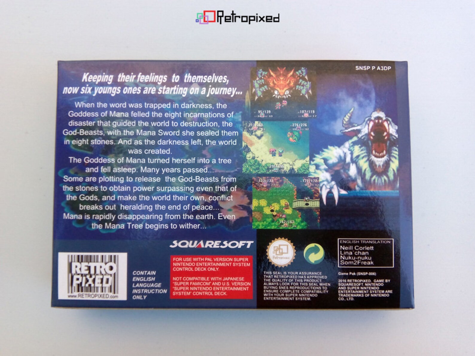 Secret of Mana 2 Super Nintendo Complete Pack Box Manual | Etsy