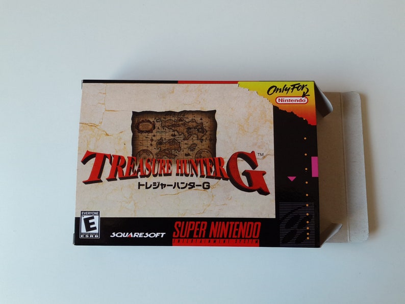 Treasure Hunter G Super Nintendo Complete Pack Box - Etsy