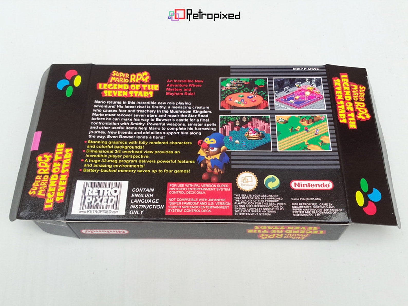 Super Mario RPG Super Nintendo Complete Pack Box Manual | Etsy
