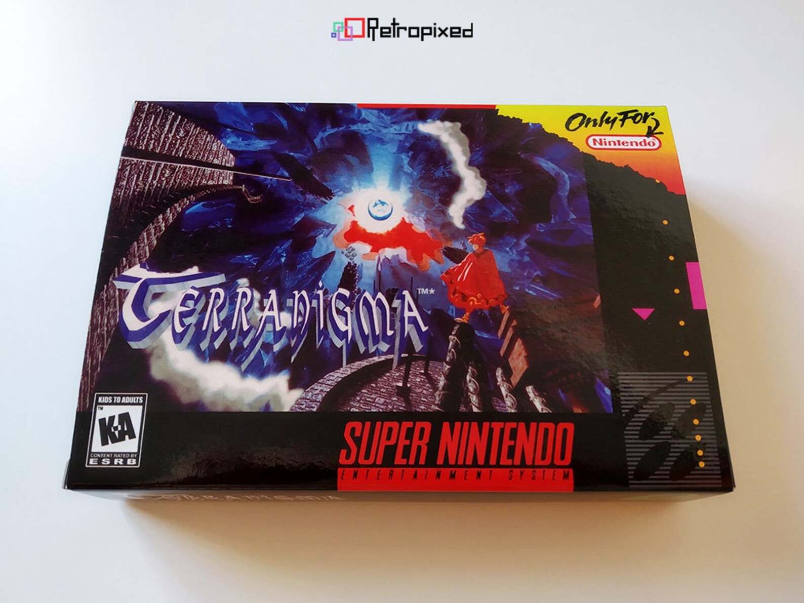 Terranigma Super Nintendo Complete Pack Box Manual | Etsy