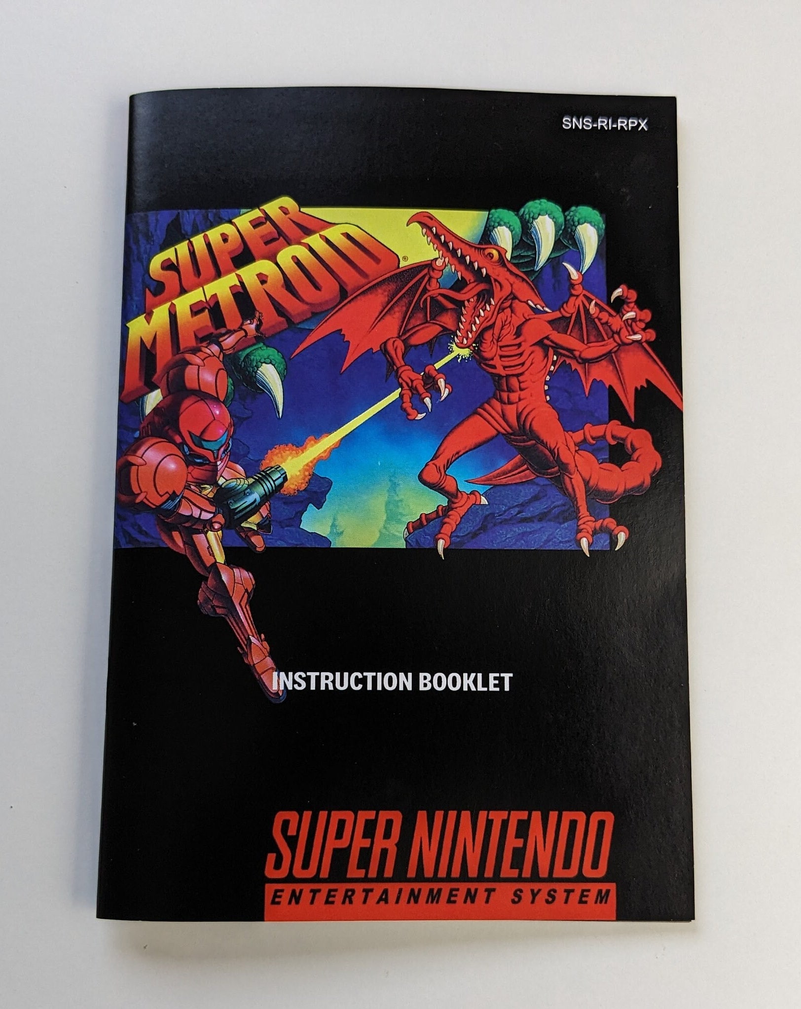 Super Metroid - Super Nintendo - Manual - Etsy