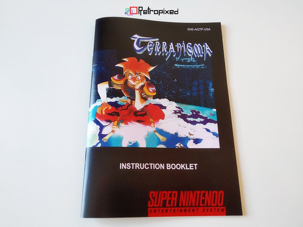 Terranigma Super Nintendo Complete Pack Box Manual - Etsy