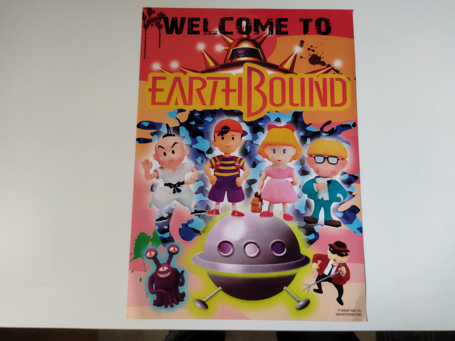 Earthbound - Super Nintendo - Posters/maps (FOLDED) - Etsy