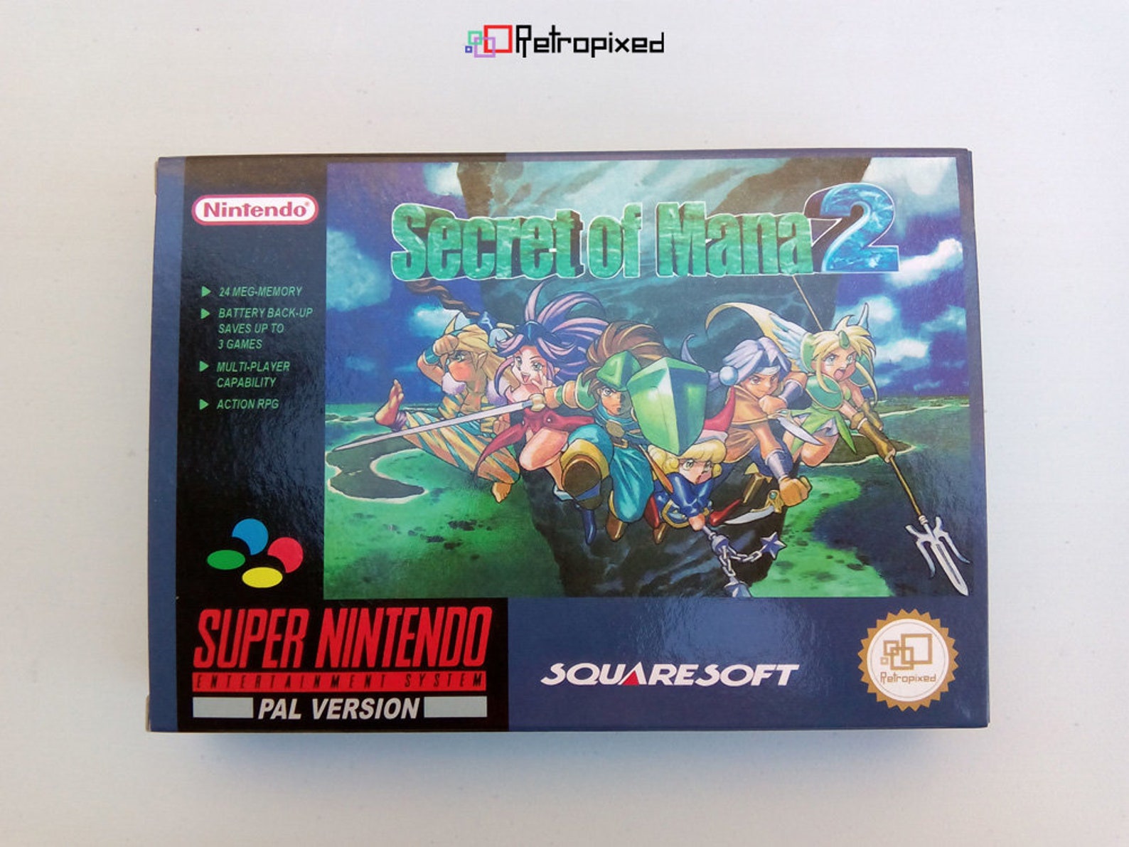 Secret of Mana 2 Super Nintendo Complete Pack Box Manual | Etsy