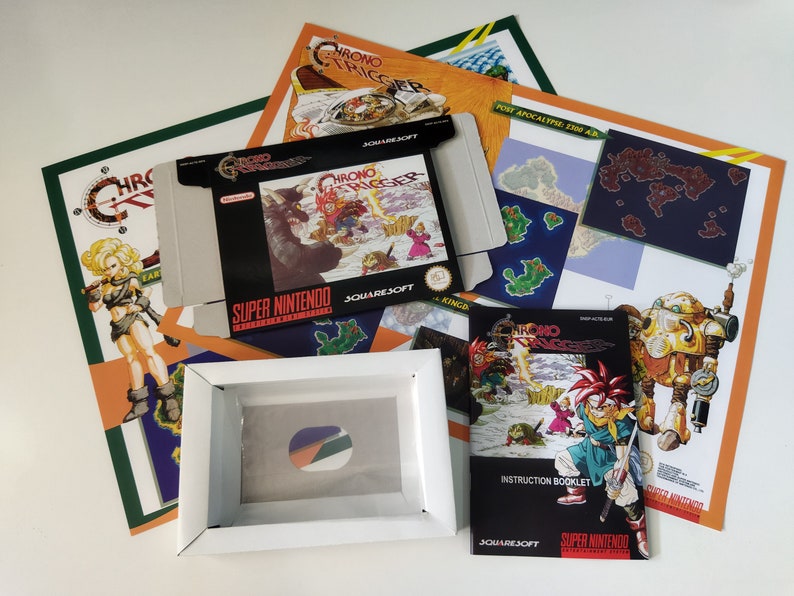 Chrono Trigger Super Nintendo Complete Pack Box Manual - Etsy