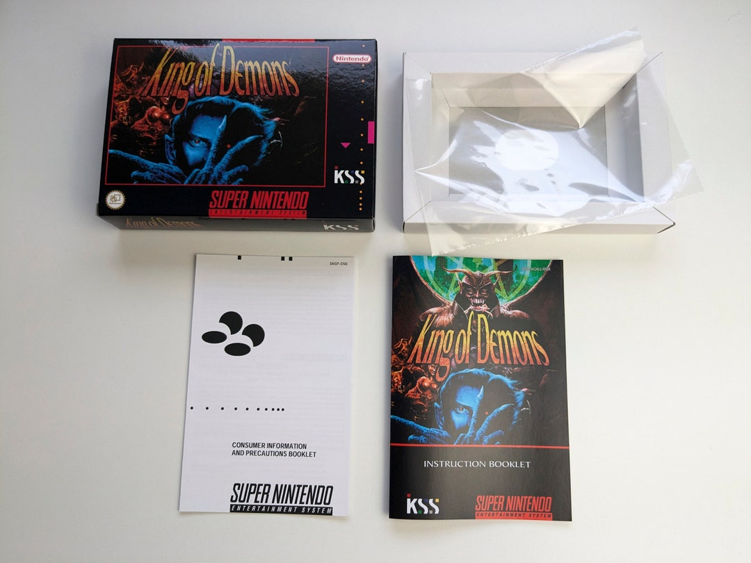 King of Demons - Super Nintendo - English - Complete Pack Box, Manual ...