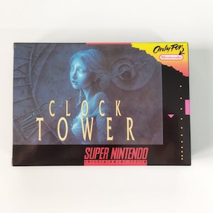Clock Tower - Super Nintendo - Complete Pack Box, Manual, Poster, Inner ...