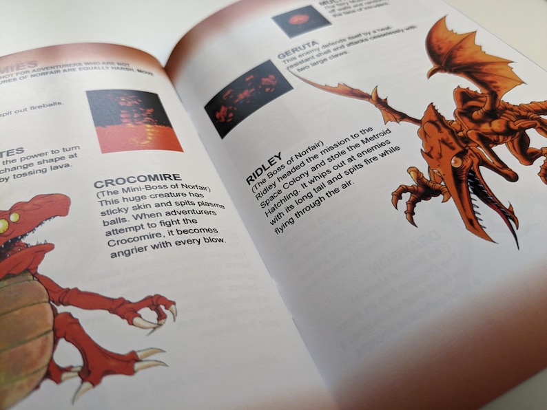 Super Metroid - Super Nintendo - Manual - Etsy