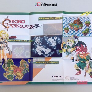 Chrono Trigger - Super Nintendo - Complete Pack Box, Manual, Poster ...