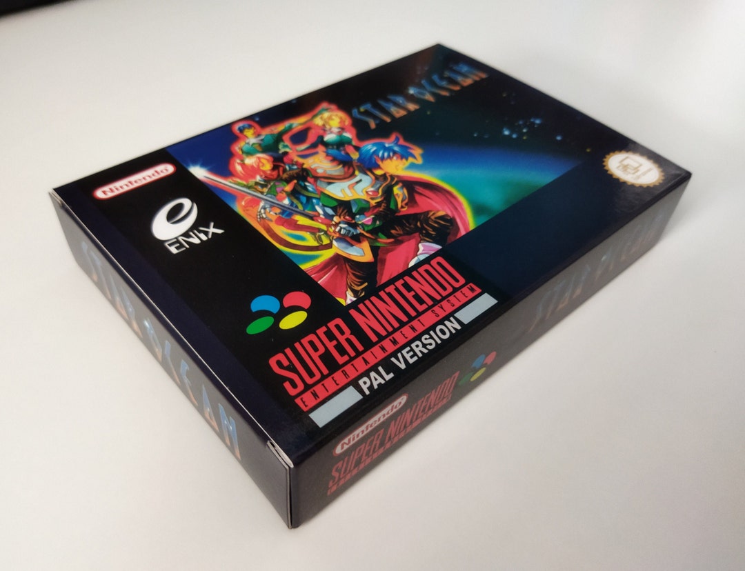 Star Ocean - Super Nintendo - Cardboard Box - Etsy