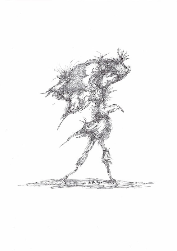 Weird-whowie Has a Lot on His Mind - Etsy