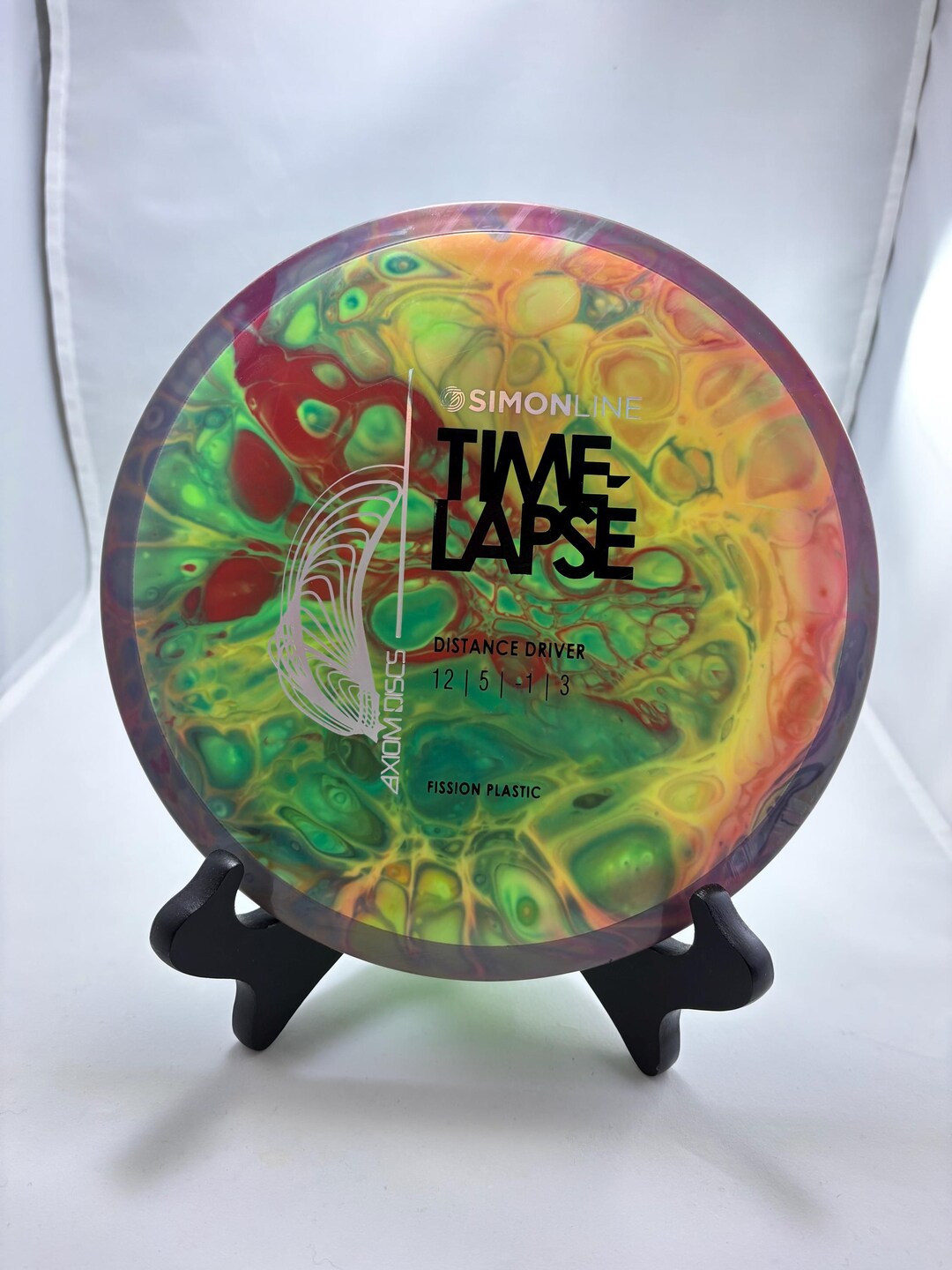 Custom Dyed Axiom Simon Line Time-lapse Disc Golf Disc in Fisson ...