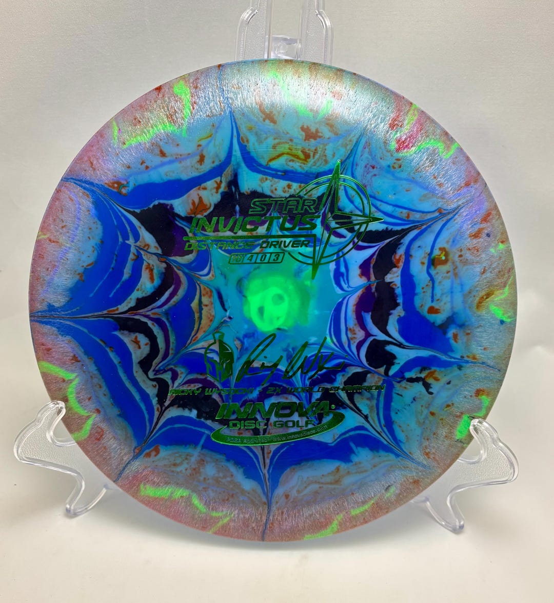 Innova Invictus Ricky Wysocki, Dyed Disc Golf Disc, Star Plastic, 171 ...