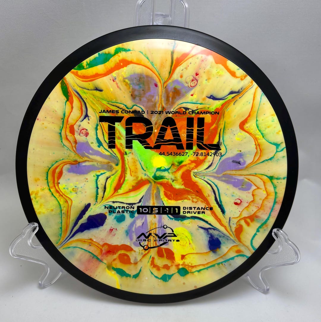 MVP Trail Dyed Disc Golf Disc, Neutron Plastic, 174 Grams, New - Etsy