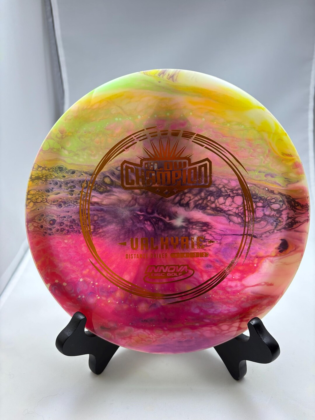 Dyed Disc Golf Disc, Innova Valkyrie Glow Champion, 9 4 -2 2 , 171 Grams, New Unused Condition ...