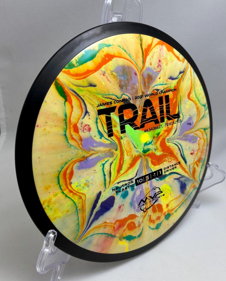 MVP Trail Dyed Disc Golf Disc, Neutron Plastic, 174 Grams, New - Etsy