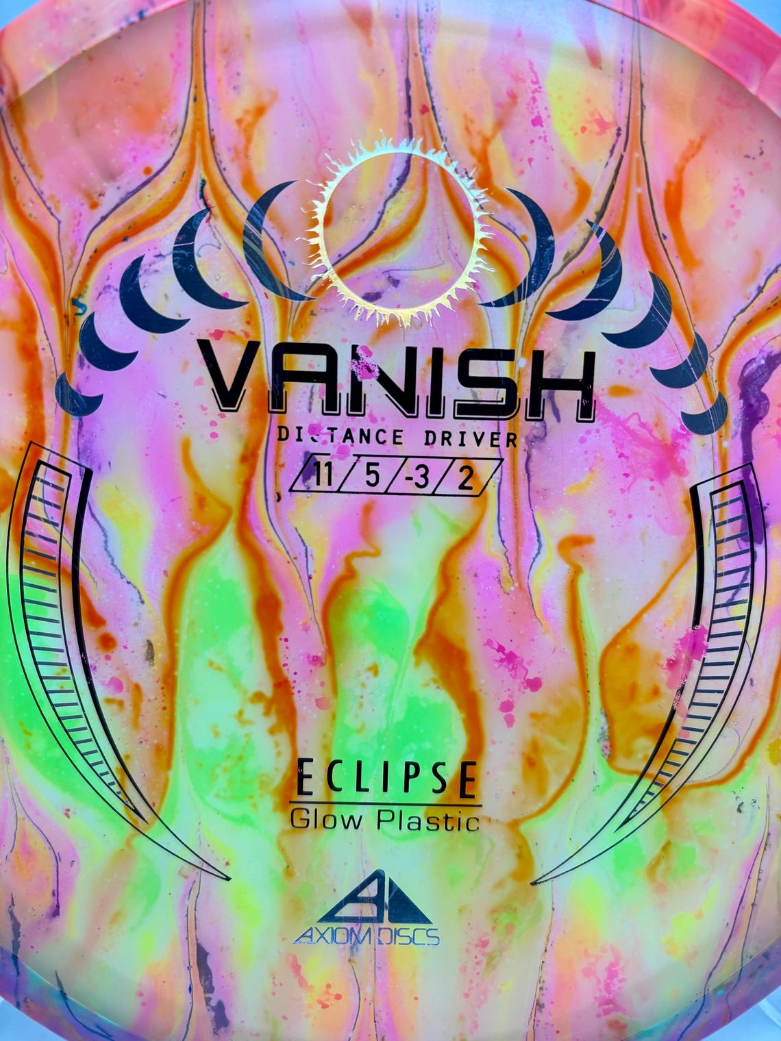 Axiom Vanish in Eclipse Glow Plastic, 167 Grams, Dyed Disc Golf Disc, New Condition. - Etsy