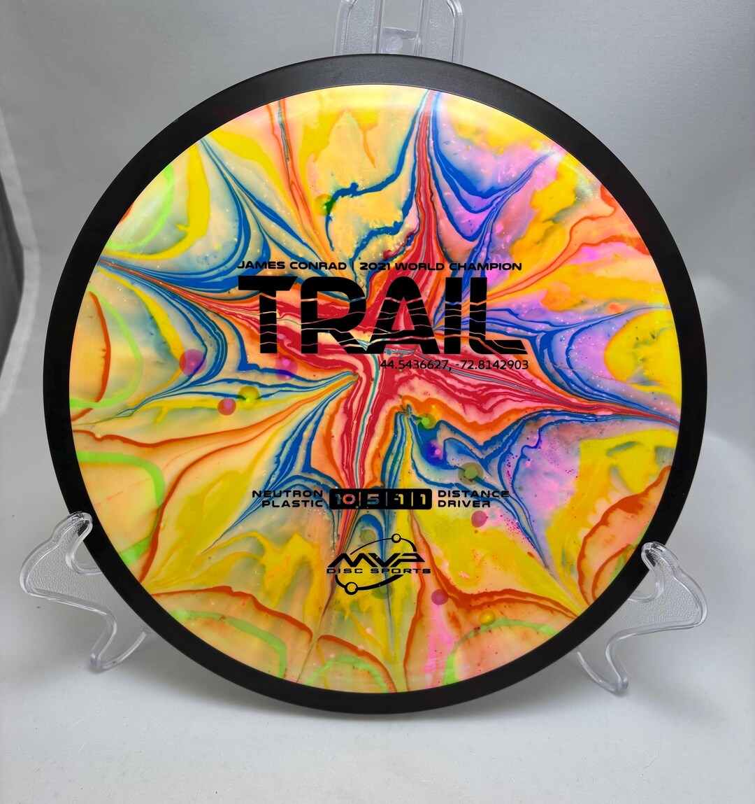 Dyed MVP Trail Disc Golf Disc - Neutron Plastic, 168g - Etsy