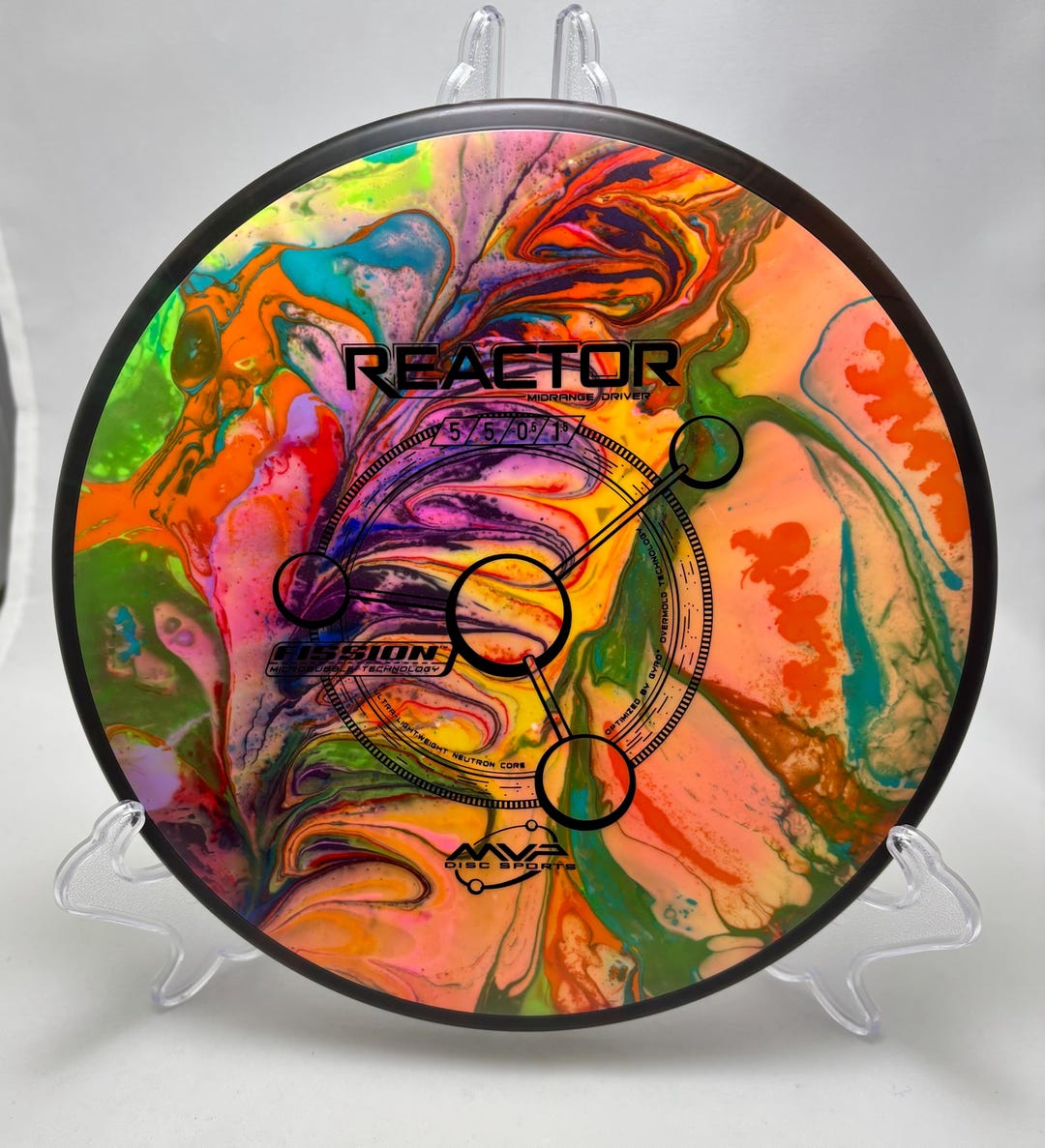 Dyed MVP Reactor Disc Golf Disc - Fission Plastic, 160g - Etsy