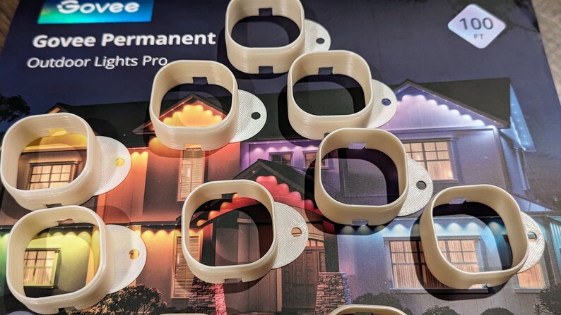Govee PRO Permanent Outdoor LED Light Mounting Brackets Soffit - Etsy