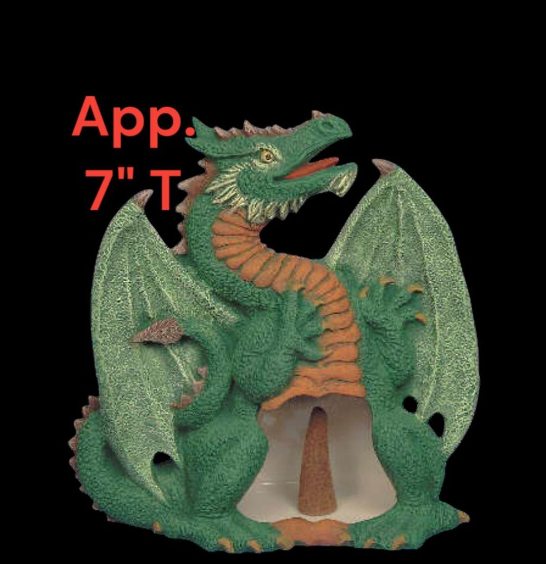 Ceramic Bisque Ready to Paint Dragon Chiminea - Etsy