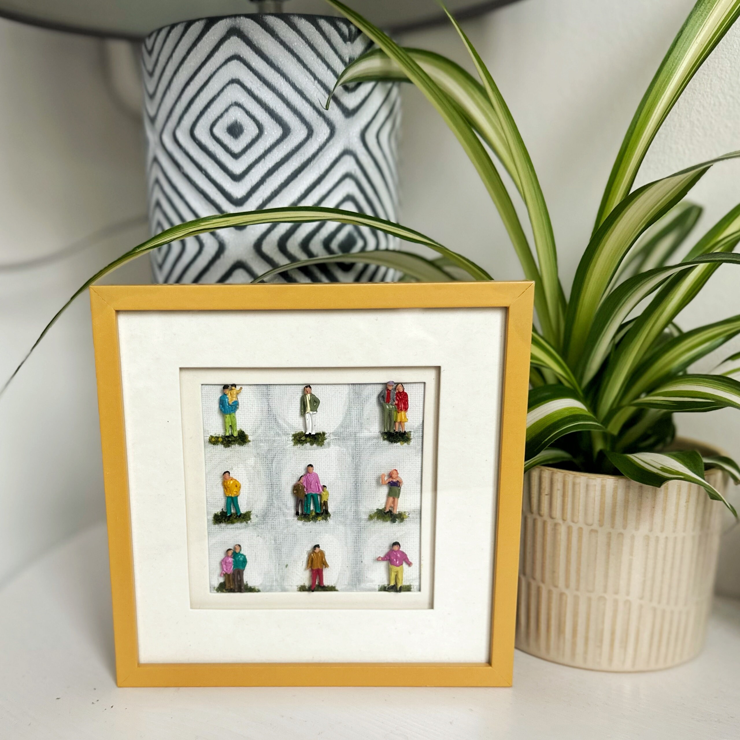 Miniature People Art - Vibrant 3D Wall Decor. - Etsy