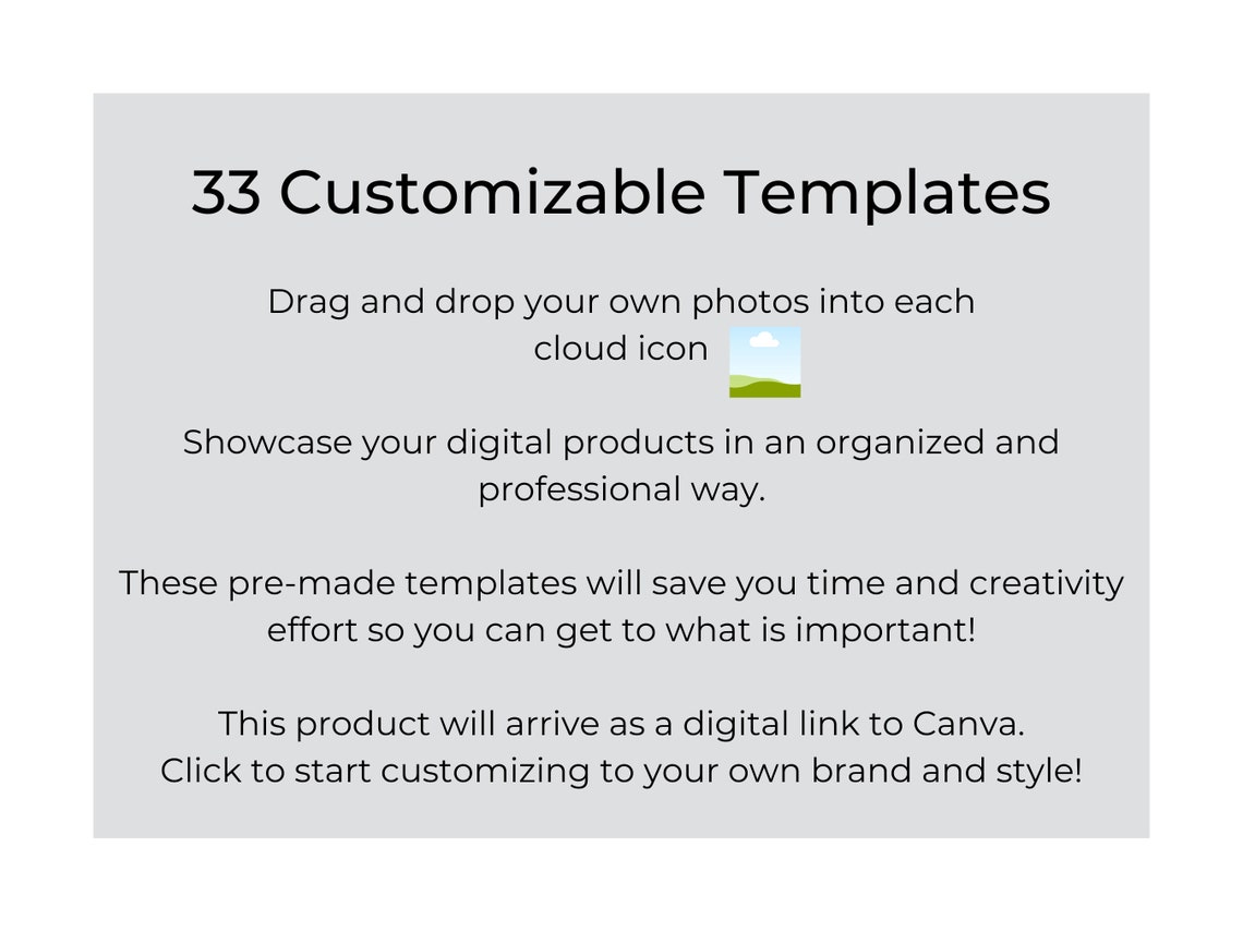 33 Customizable Product Templates for Digital Product Creators - Etsy