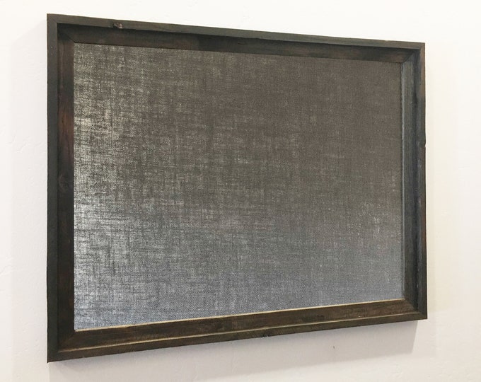 22x28 Burlap Covered Steel Metal Magnet Board in - Etsy