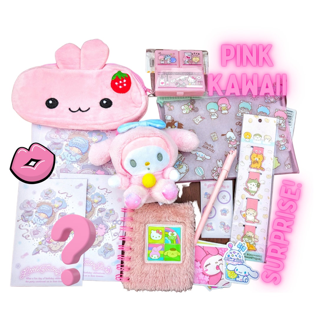 Kawaii Mystery Box Kawaii Plush Bunny Kitty Cute, Surprise Box ...