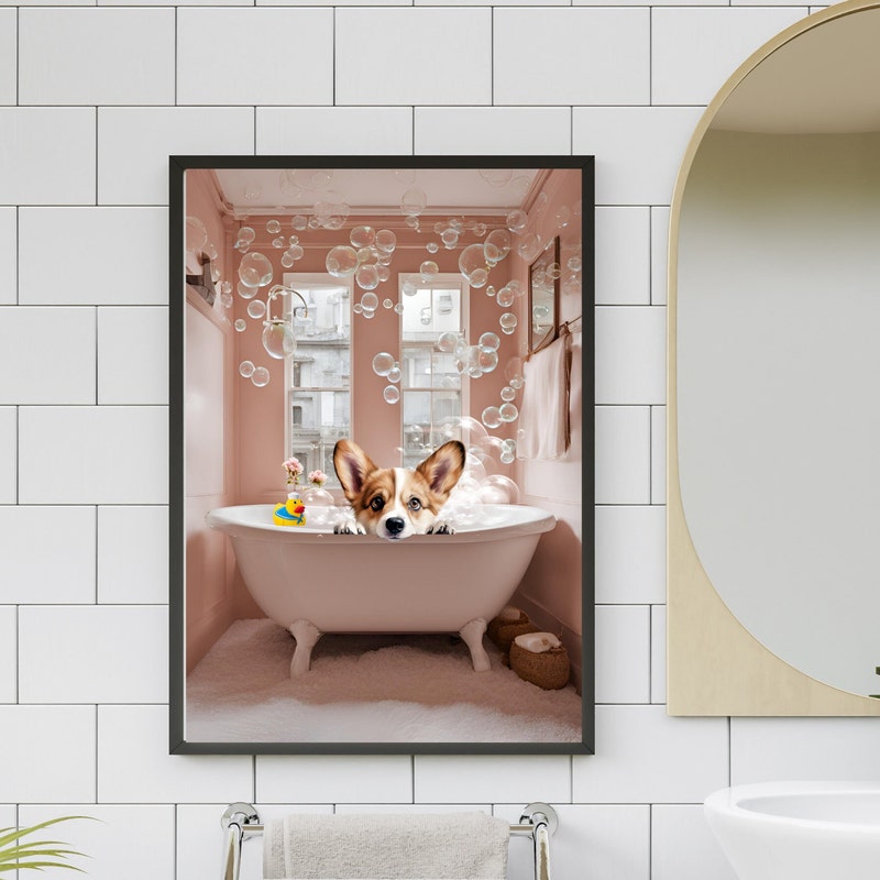 Dog Bathroom Sign - Etsy
